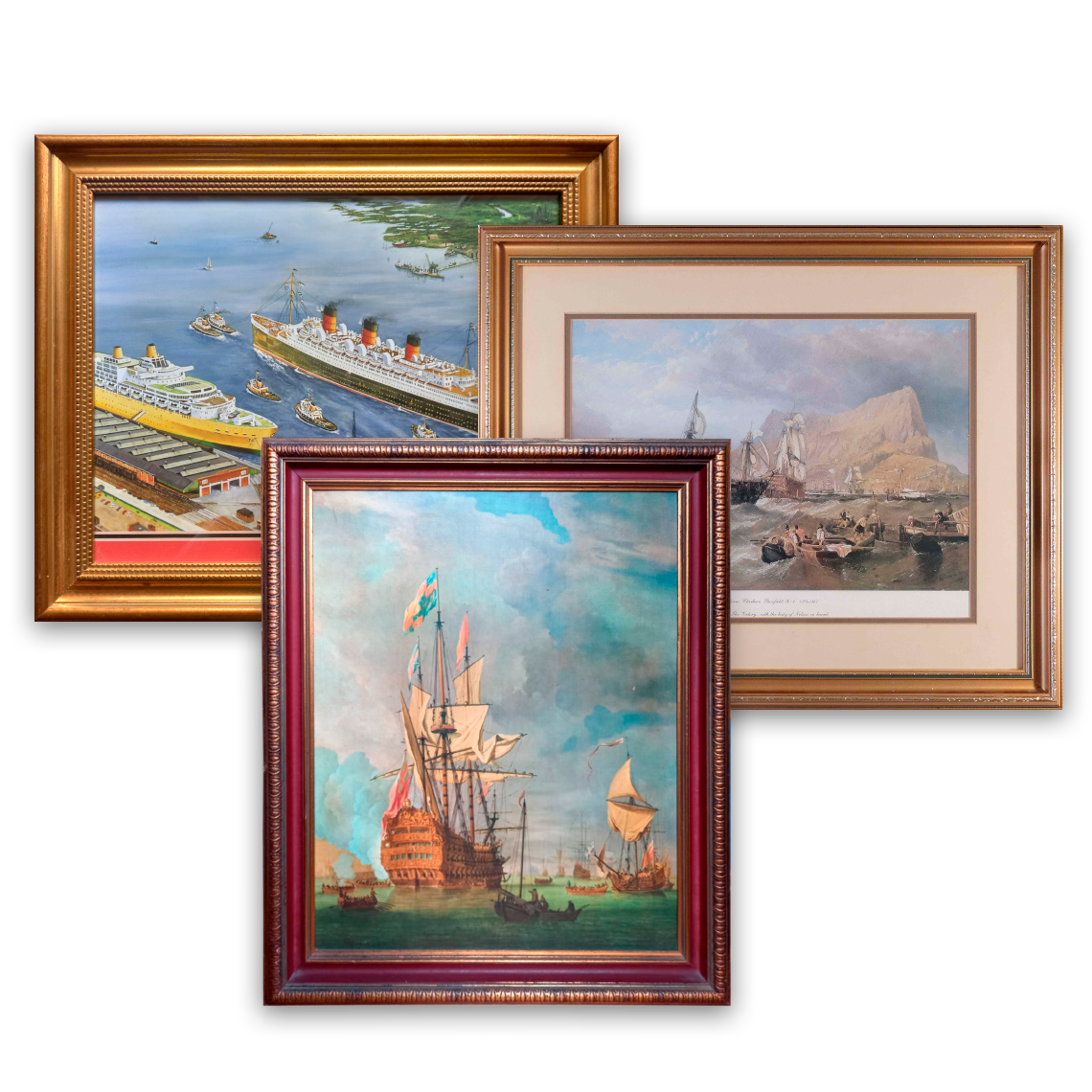 Maritime Oil Paintings and Water Colour Prints & General Artwork pieces ...