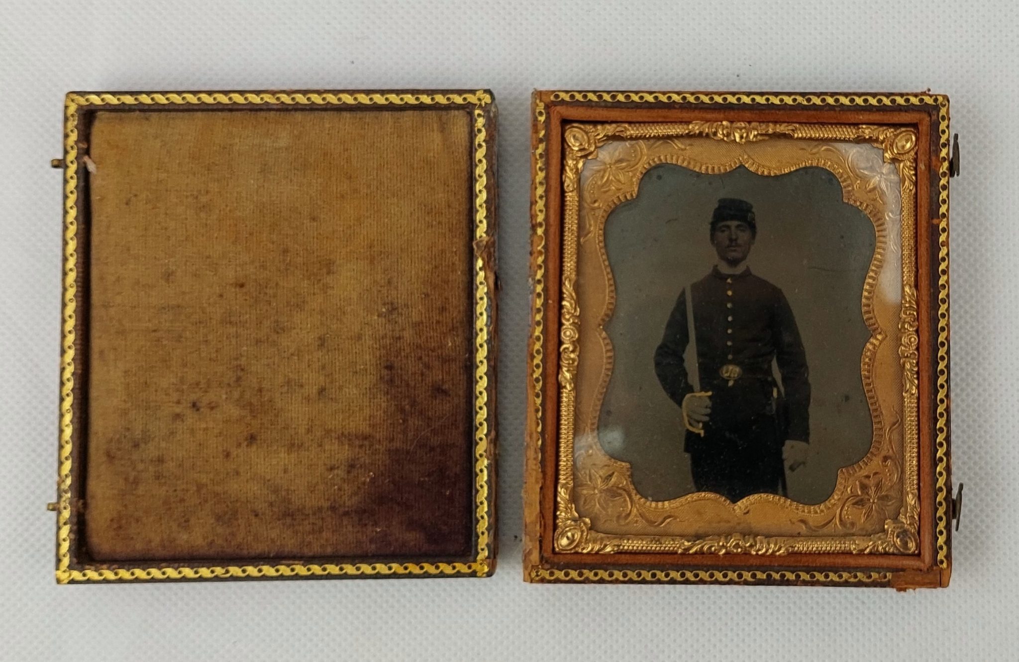 Rare Original Photograph Of An American Civil War Union Soldier Number ...
