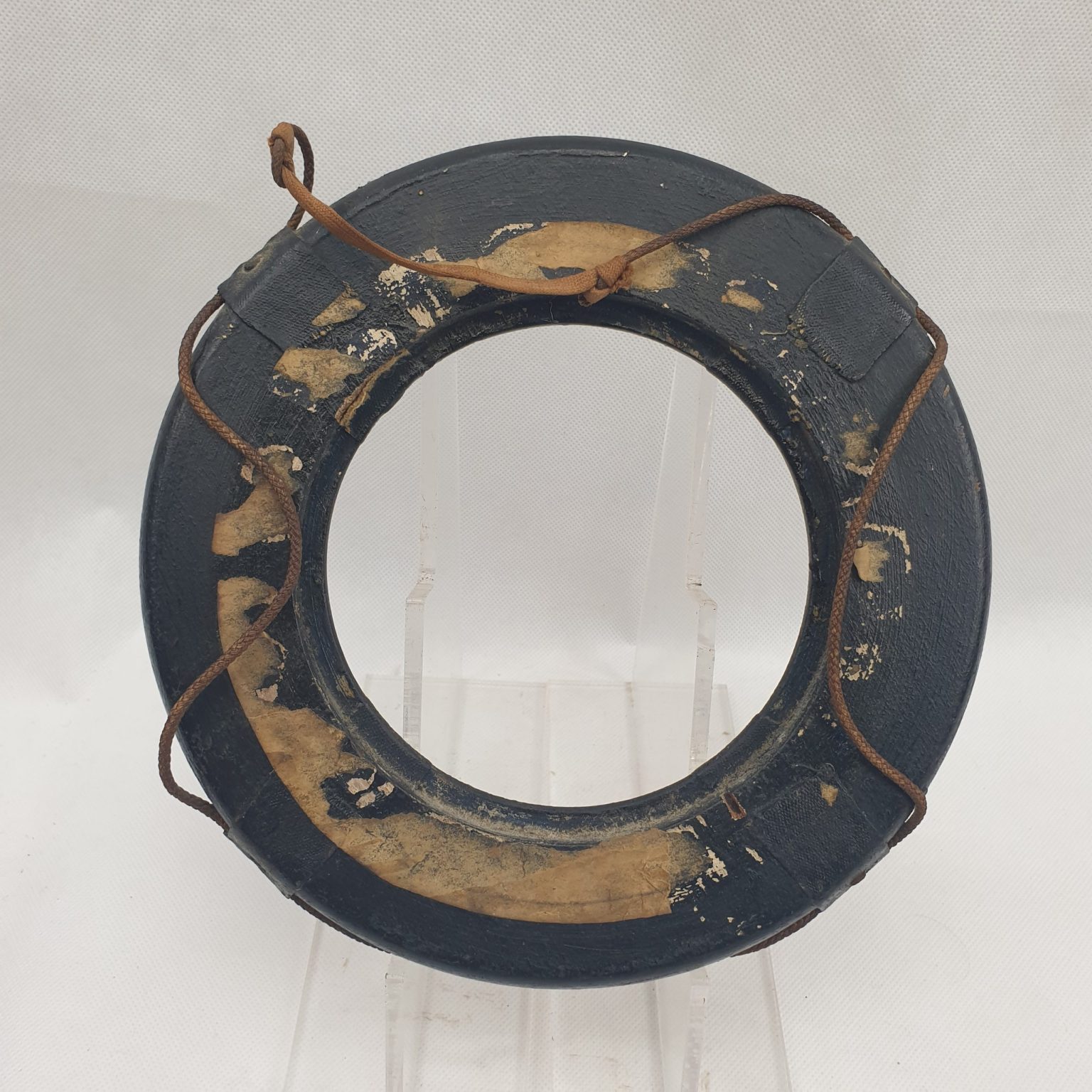 WW1 HMS Queen Elizabeth Battleship Souvenir Life Ring Photograph Frame ...