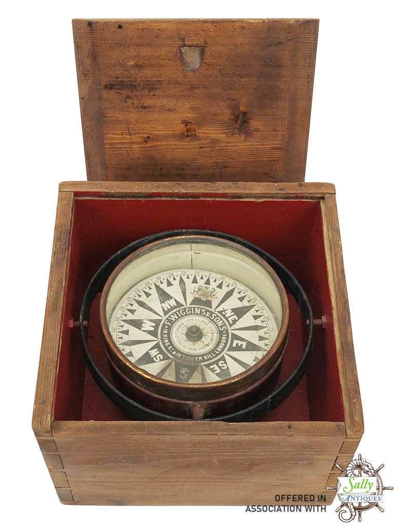 Rare WW2 RAF Air Ministry P4A Aircraft Compass in Original Case ...