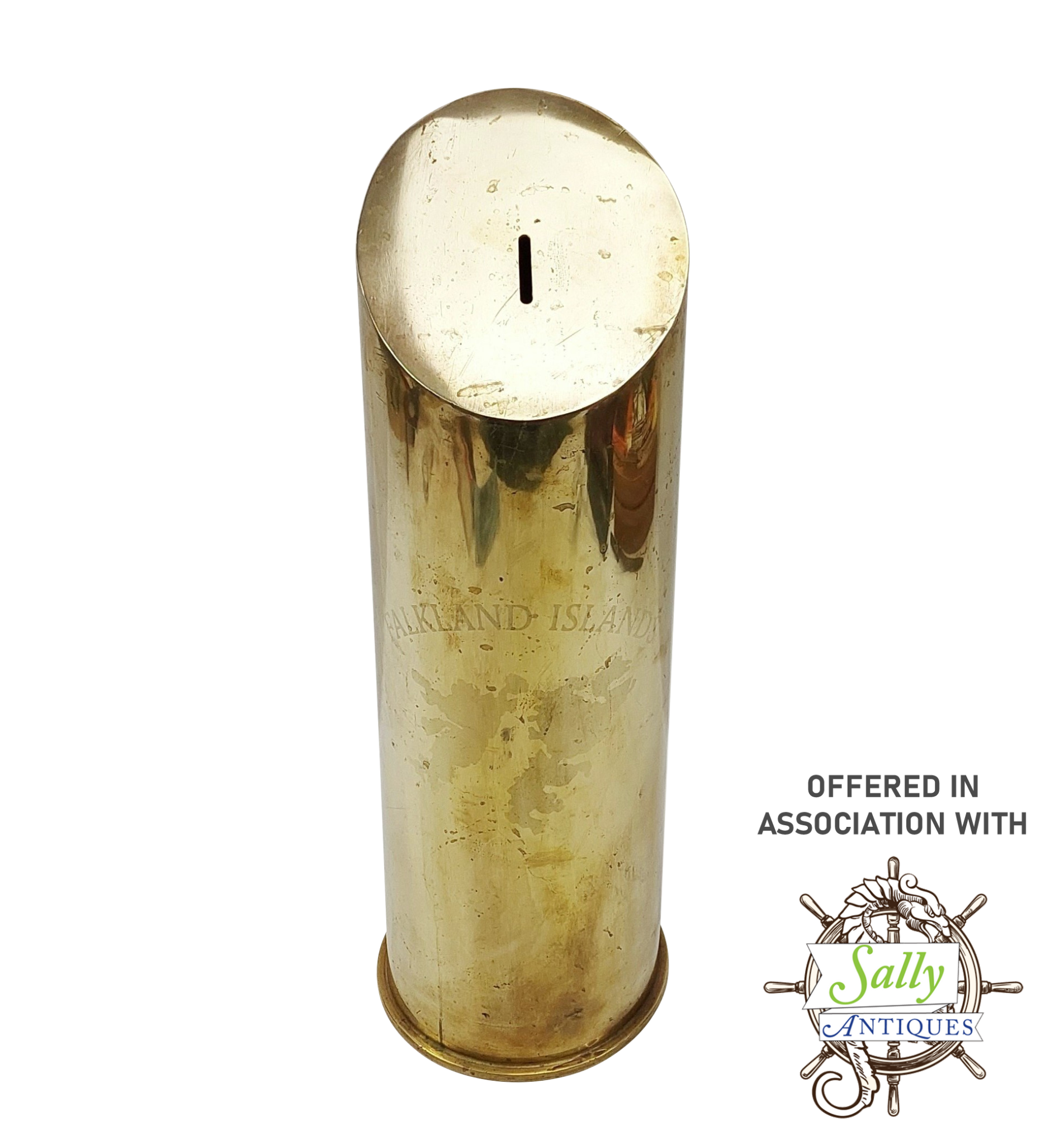 Royal Navy 4.5 Inch Shell Converted into a Money Box - Naval Artillery ...